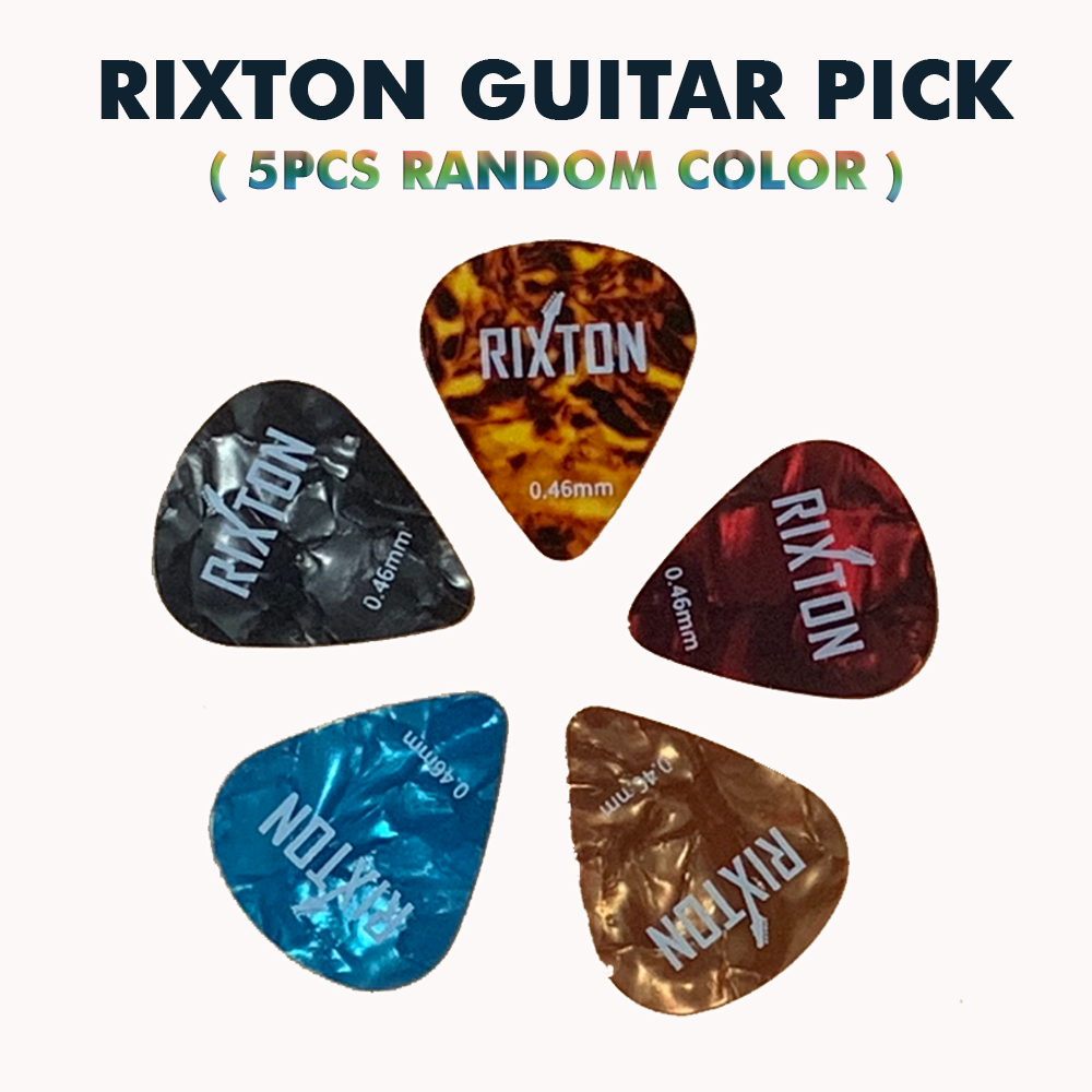 RIXTON Guitar Random Picks Plectrum Celluloid Electric Smooth Guitar ...