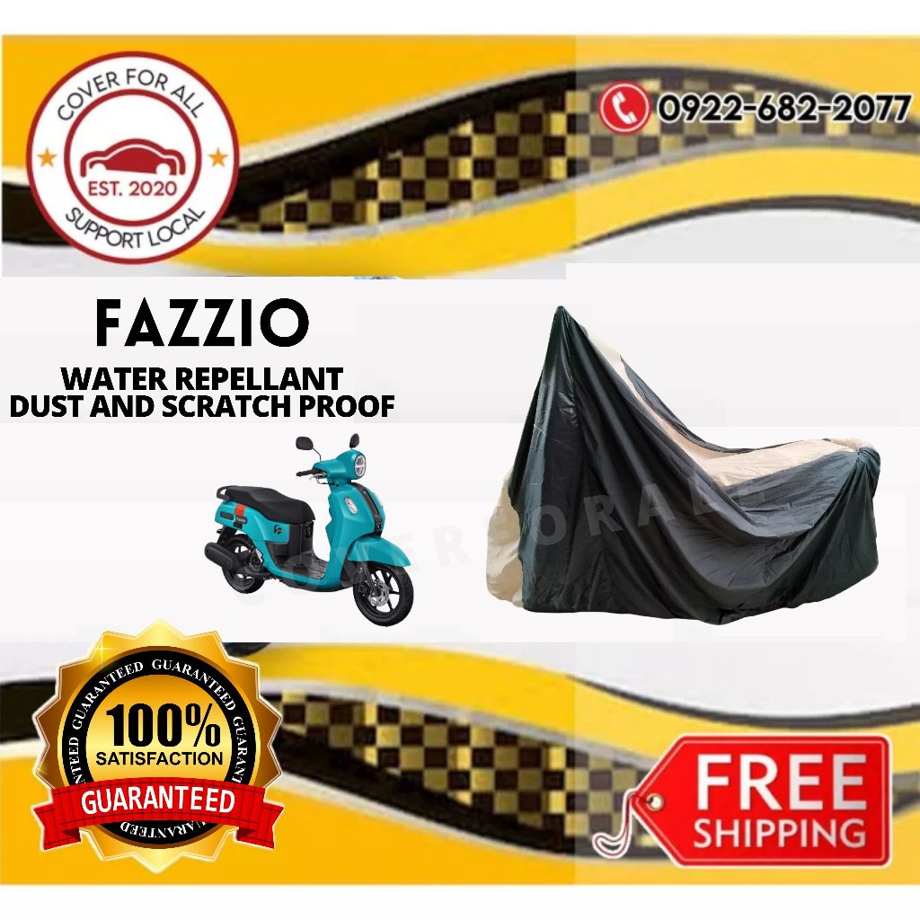 FAZZIO HIGH QUALITY MOTOR COVER - WATER REPELLANT SCRATCH AND DUST ...