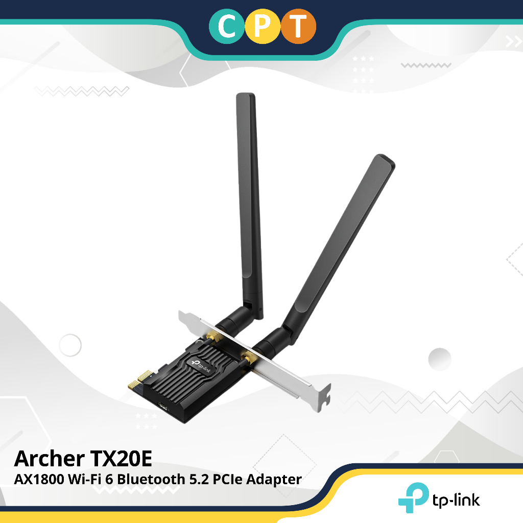 [NEW ARRIVAL] TP-Link Archer TX20E AX1800 WiFi 6 Bluetooth 5.2 PCIe ...