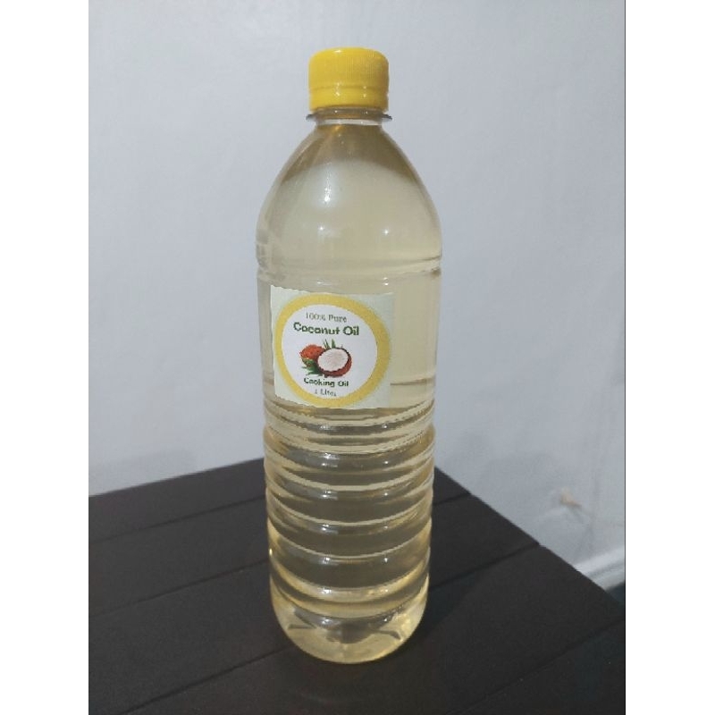 COOOKING OIL 100% Pure Coconut 1-Liter | Shopee Philippines