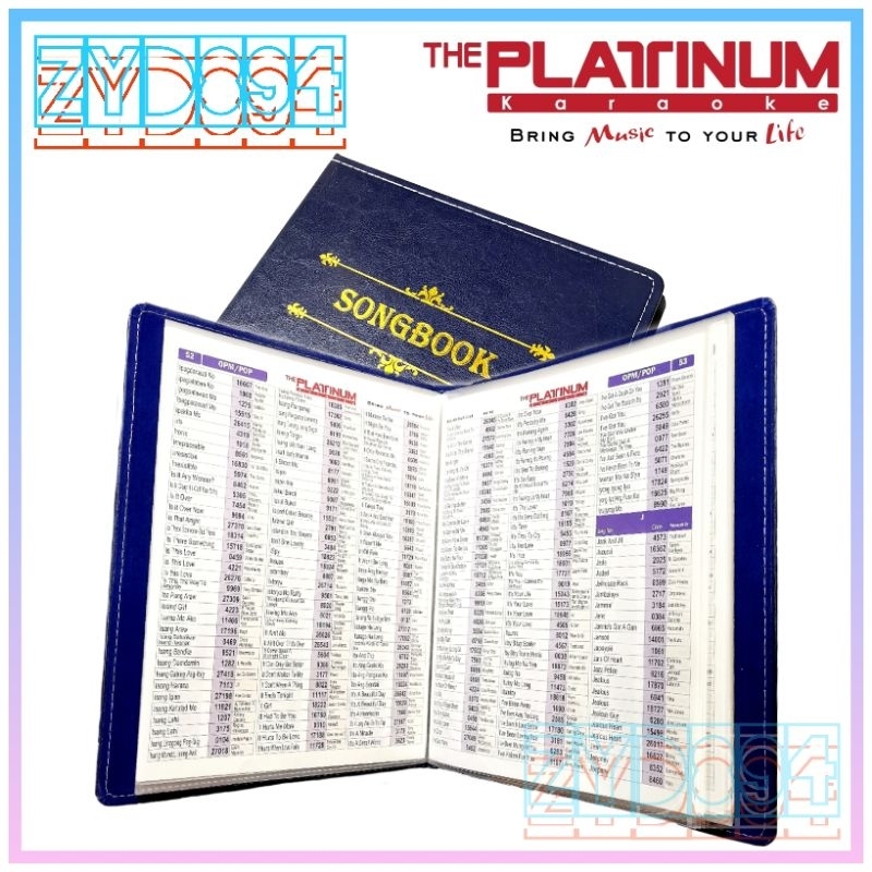 PLATINUM UPDATED SONGBOOK for REYNA 1,2,3,3C,SE,KAPITAN 2, T40+ & BMB/X/T-SERIES | Shopee ...