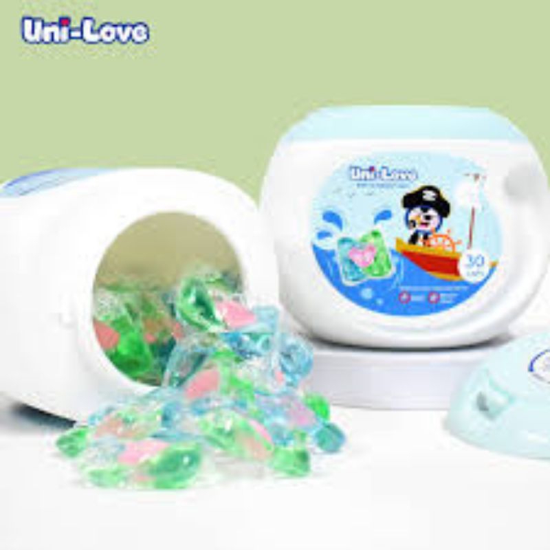 UniLove 3-in-1 Baby Detergent Caps 30's Bottle of 1 | Shopee Philippines