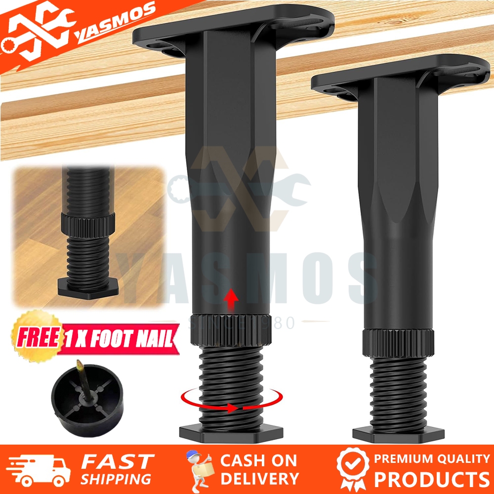 Adjustable Bed Frame Support Legs For Sofa/Dresser/Chair/Table, Legs ...