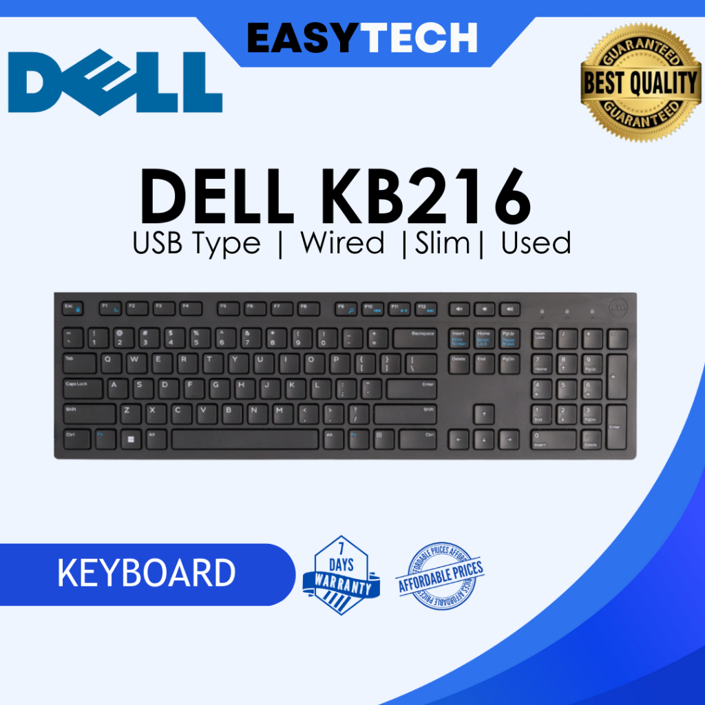 EASYTECH | Original USB Heavy Duty Assorted Brand Keyboard (Used ...