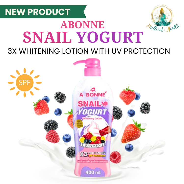 A Bonne Snail Yogurt Whitening Lotion Collagen With Glutathione Spf 100 ...