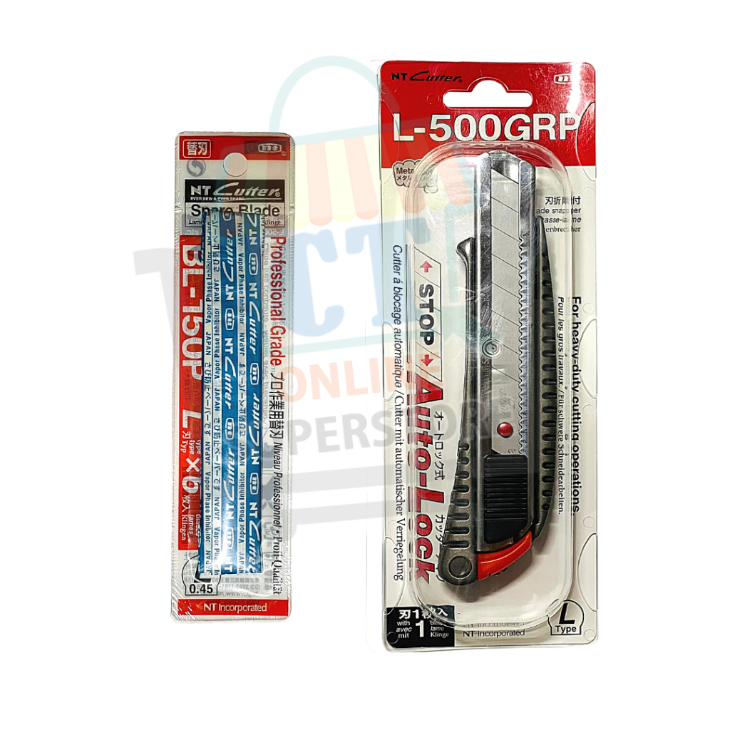 NT Cutter Japan L-500GRP for heavy duty cutting operations | Shopee ...