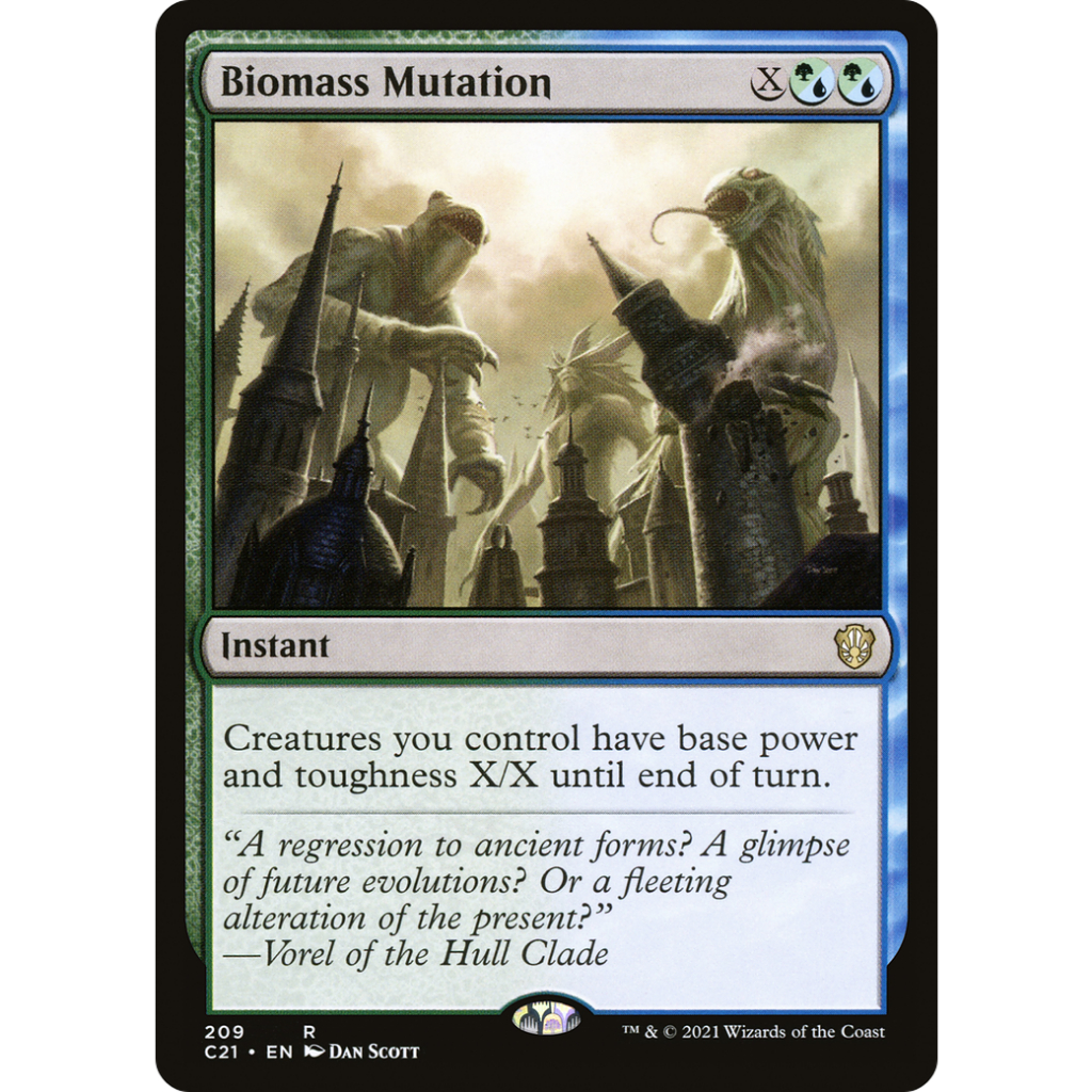 Biomass Mutation c21-209 MTG Top Ratings Proxy (sticker is already on ...