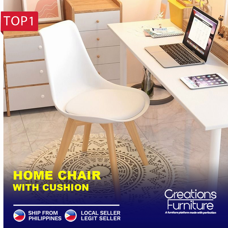 informa Home Chair with Cushion Modern Simple Dining Chair Living Room ...