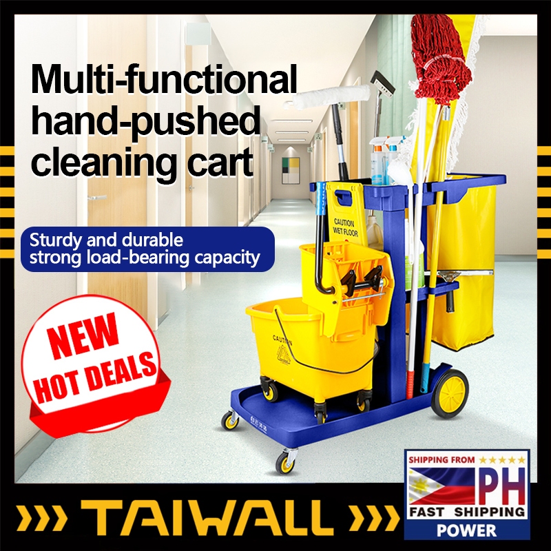 Cleaning Cart Multi Functional Movable Trolley Special Tools For ...
