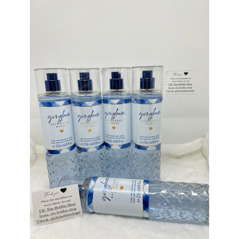 Bath & Body works Gingham fine fragrance full size mist | Shopee ...