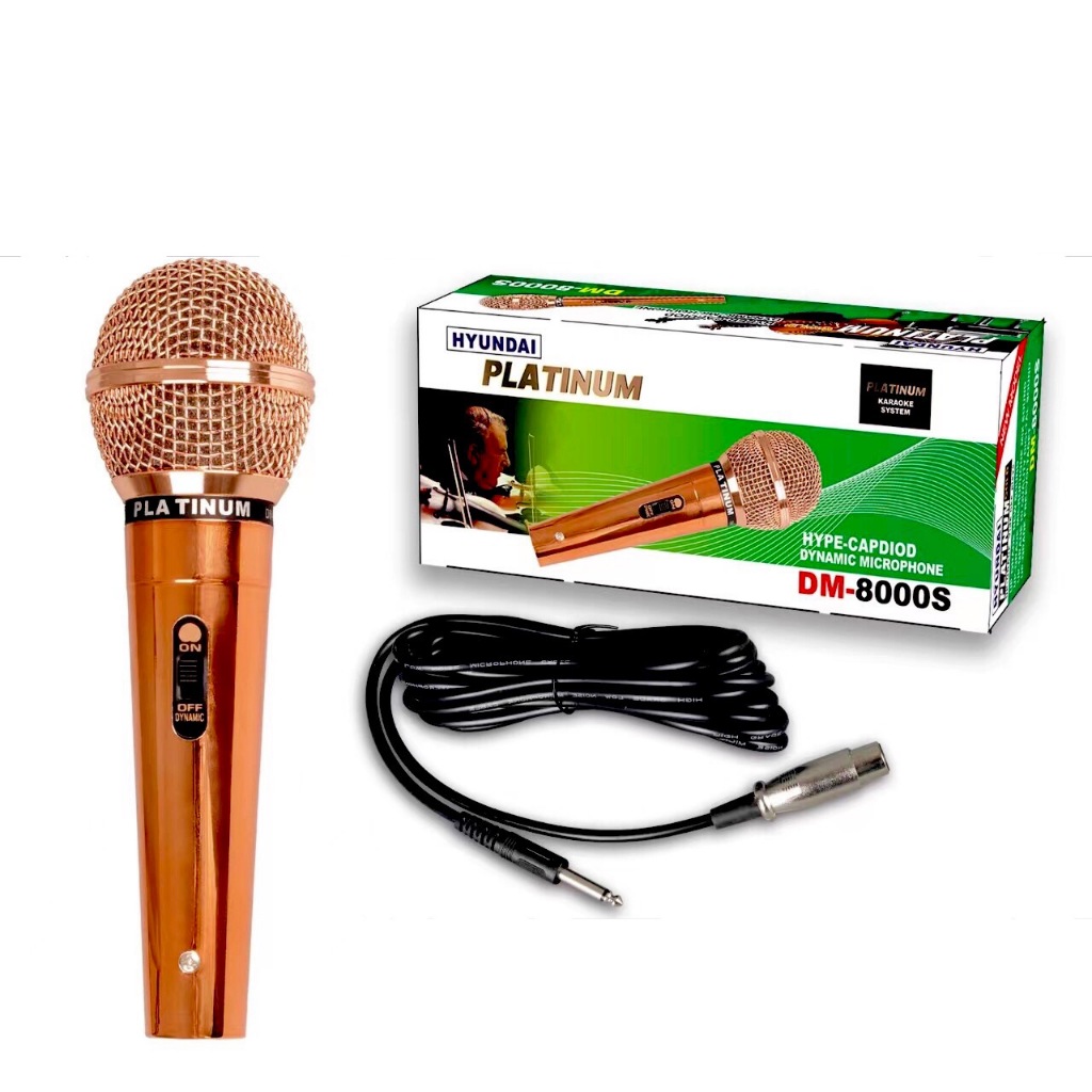 168 New DM-8000S PLATINUM Wired Microphone Professional Karaoke Mic ...