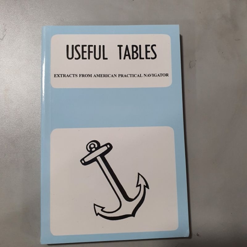 Useful Tables Extracts from American Practical Navigator | Shopee ...
