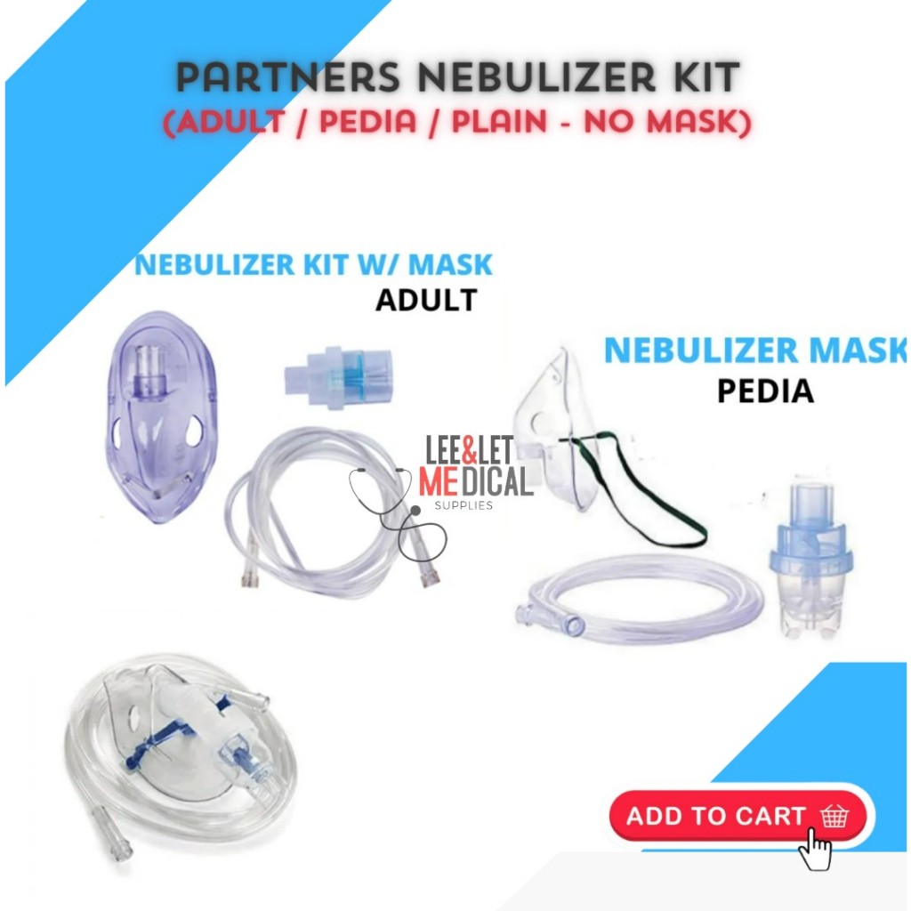 (L&L-J) Partners Nebulizer Kit (Adult/Pedia/Plain - No Mask ...