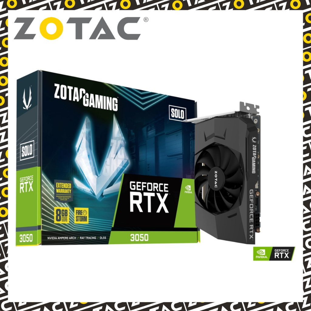 ZOTAC GAMING GeForce RTX 3050 Solo (ZT-A30500G-10L) | Shopee Philippines