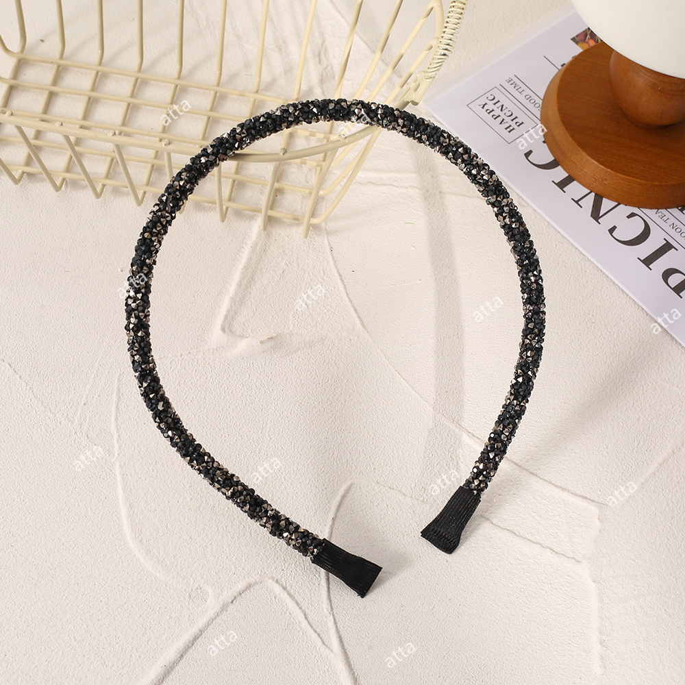 Korean Rhinestone Gem Full Diamond Single Headband Hair Band Crystal ...
