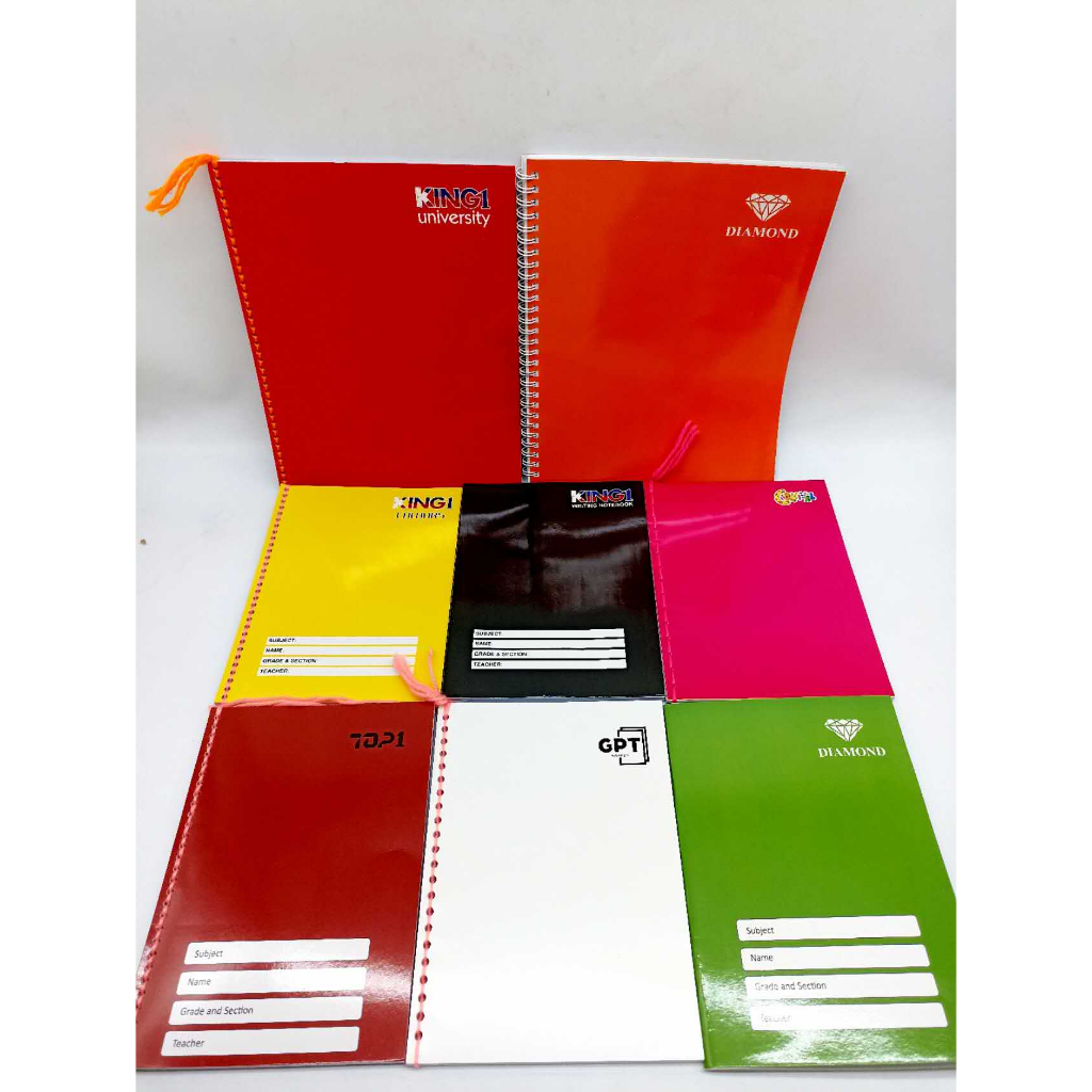 All level notebook 80L / Sold Per 5 Pieces assorted brand | Shopee ...