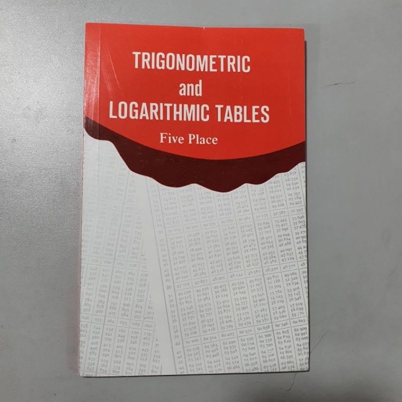 Trigonometry and Logarithmic Tables five place | Shopee Philippines Trigonometry and Logarithmic Tables five place | Shopee Philippines