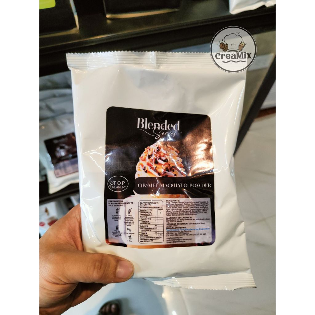 Top Creamery Caramel Macchiato Powder Flavor 500g | Shopee Philippines