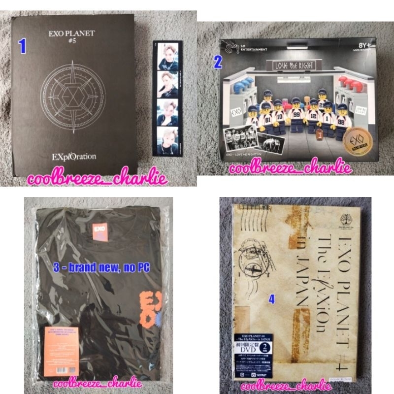 EXO DVD, Live Album, Blu ray & Photobook - Lego, Dear Happiness, The ...