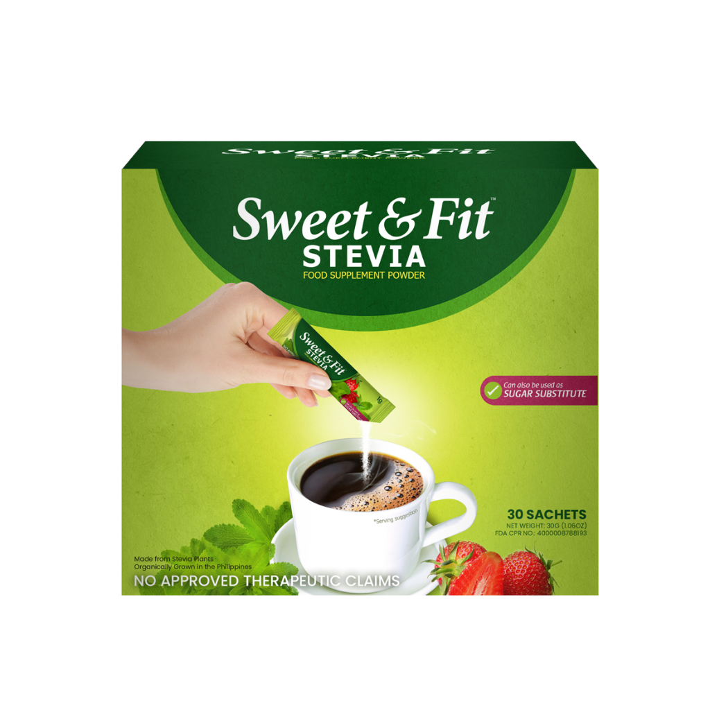 Sweet and Fit Stevia Powder (30 sachet) | Shopee Philippines