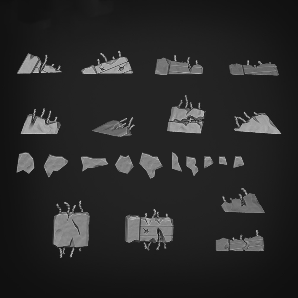 Kaizen's Bitsing Bits: CITY DEBIRS for diorama making or miniature ...