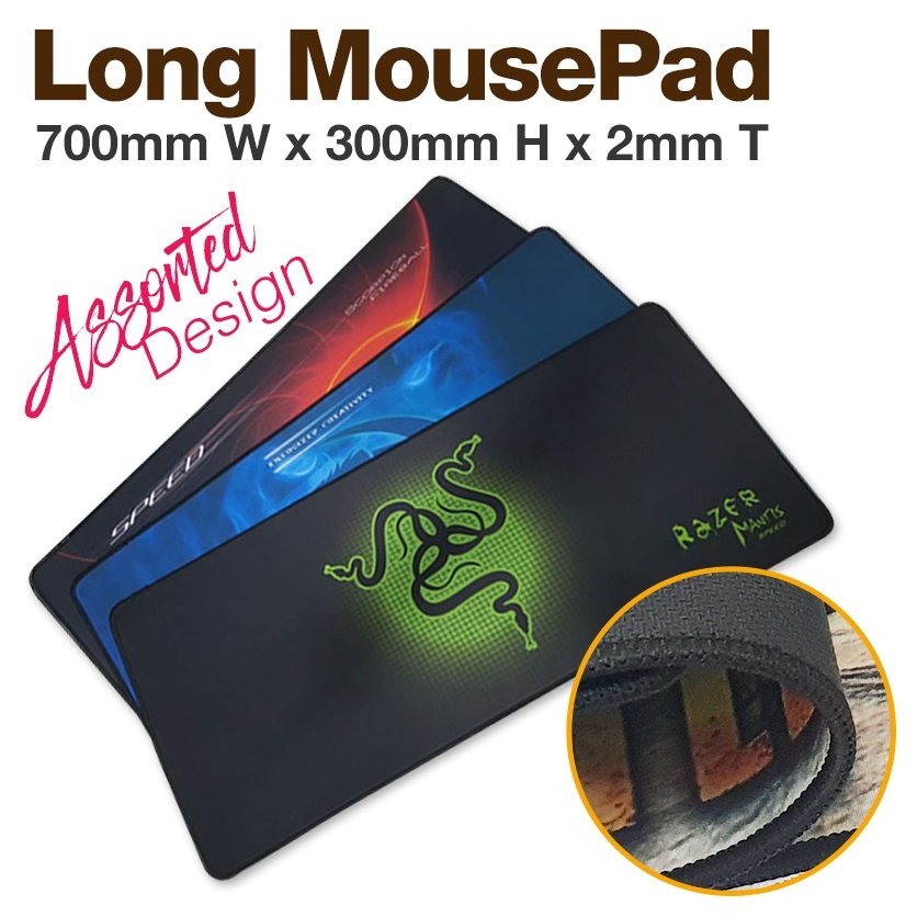 Assorted Design Keyboard & Mouse Pad - Standard, Large, Long Size and ...
