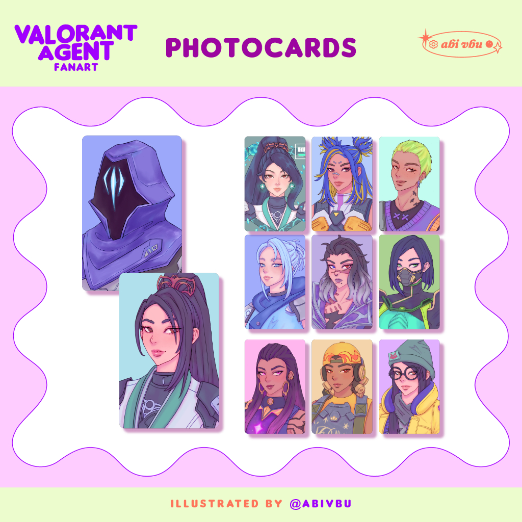 Valorant Fanart - Photocard / Art Print by AbiVbu | Shopee Philippines