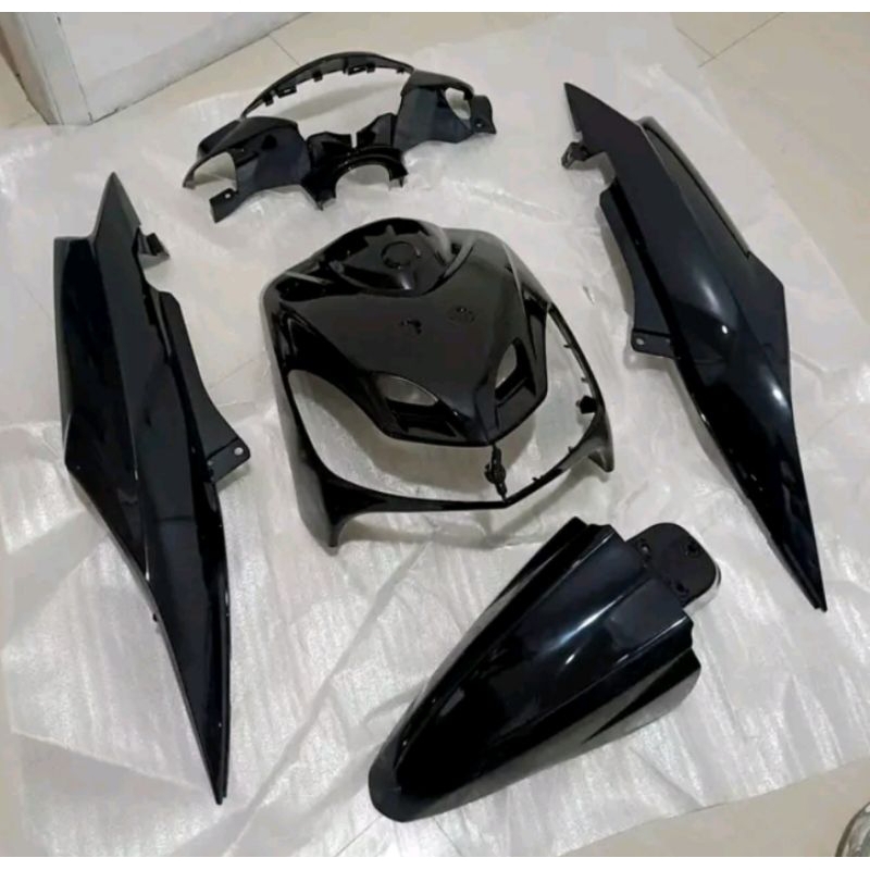 MIO SOULTY BODY KIT 5PCS Gloss black (original) | Shopee Philippines