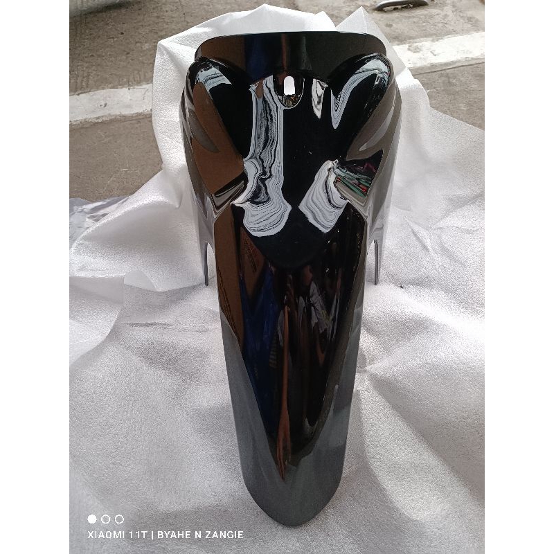SUZUKI SMASH 115 FRONT FENDER GLOSSY BLACK (original) | Shopee Philippines