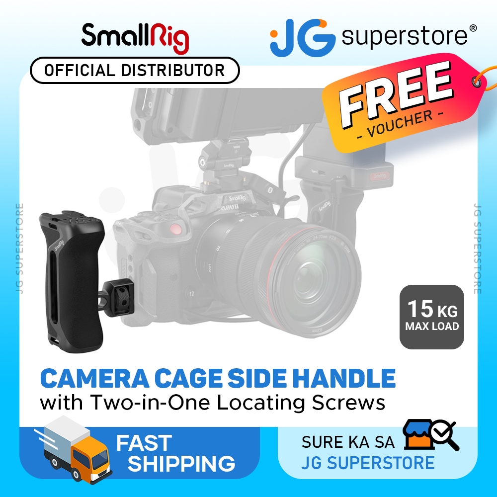 SmallRig Side Handle Grip for Camera Cage with ARRI 3/8"-16 & 1/4"-20 ...