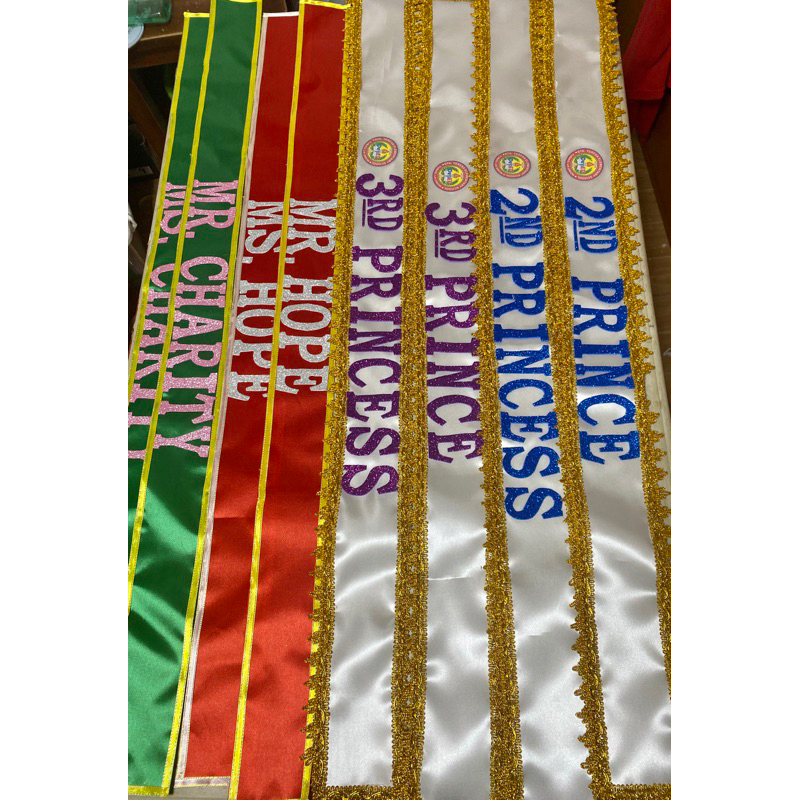 SASH WITH LOGO FOR AWARDING AND SPECIAL OCCASIONS | Shopee Philippines