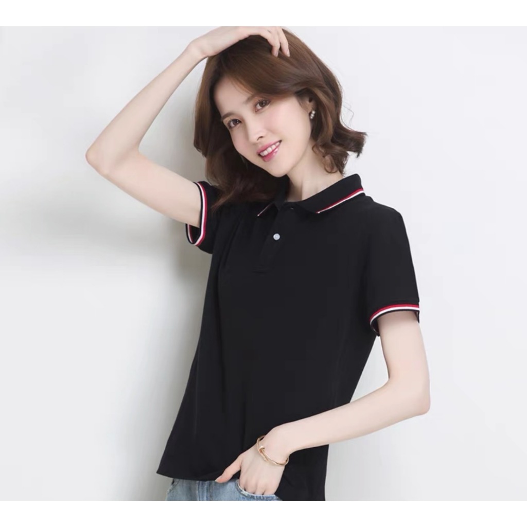 Muanna Unisex drifit Polo shirt for women quality korea fashion t shirt ...