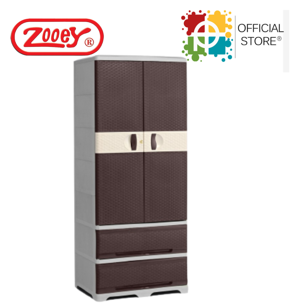 Zooey Lucky Rattan 2 Drawers Cabinet | Shopee Philippines