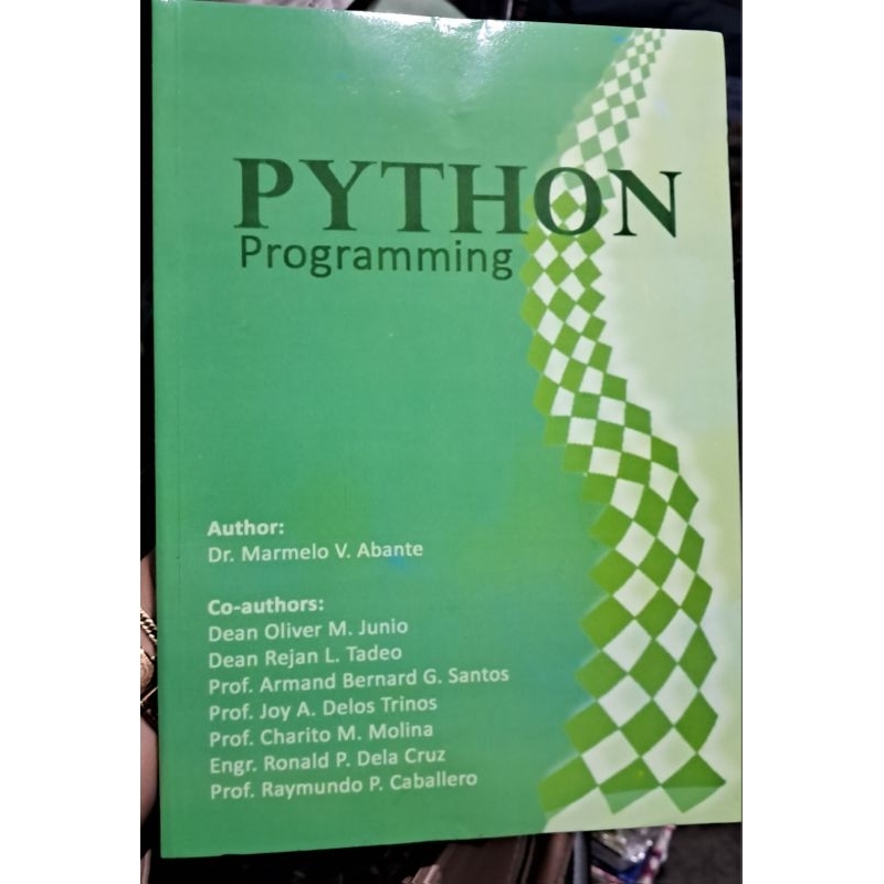 Python Programming by Abante 2019© Original Brandnew | Shopee Philippines