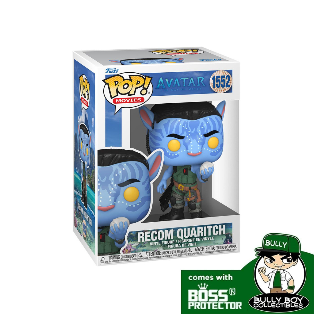 Funko POP! Movies: Avatar The Way of Water - Recom Quaritch 1552 With ...