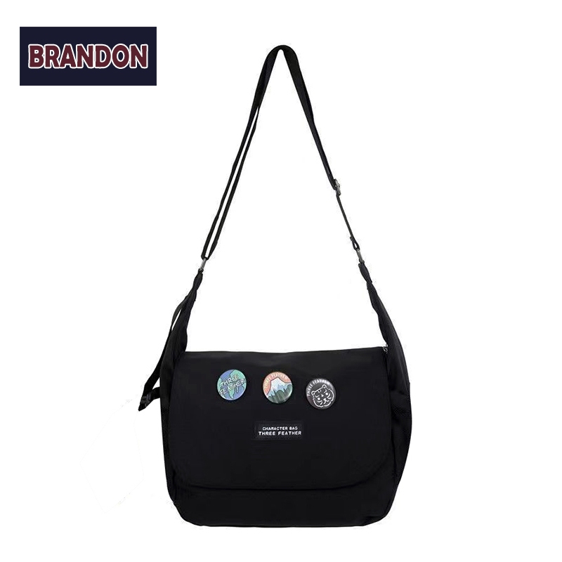 Japanese messenger bag for men Korean Fashion sling canvas bag large ...