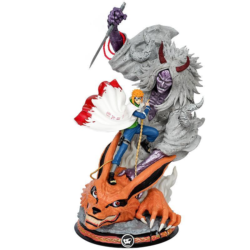 Hey Anime-NARUTO CS Namikaze Minato,Kakashi Hatake GK COPY RESIN FIGURE ...