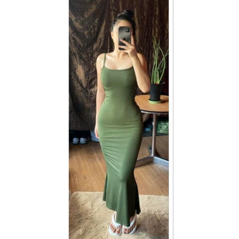 Jonah Maxi Dress fishtail bottom | Shopee Philippines