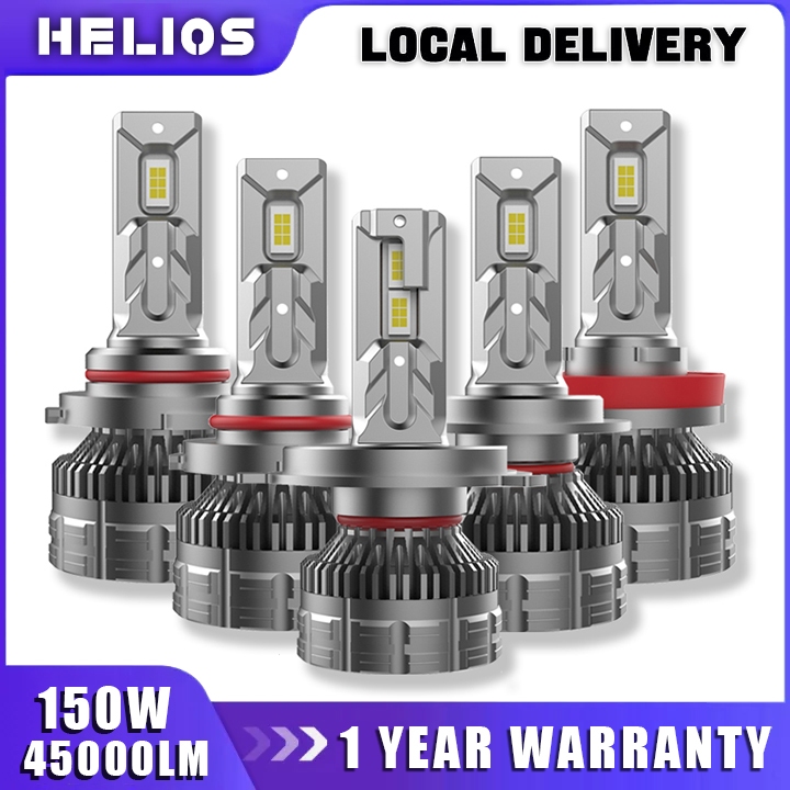 HELIOS LED Car Headlight Y2 H4 H7 H11 90059006 150W/pair 45000LM 6500K ...