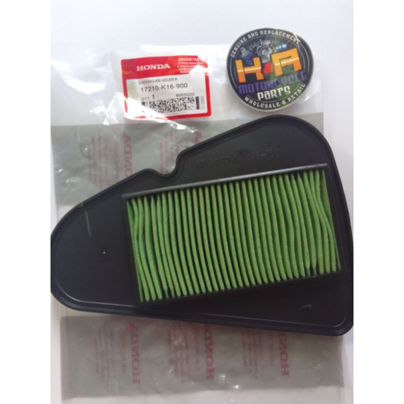 Genuine Air Filter for Honda Beat Fi V1V2/Zoomer x/Scoopy | Shopee ...