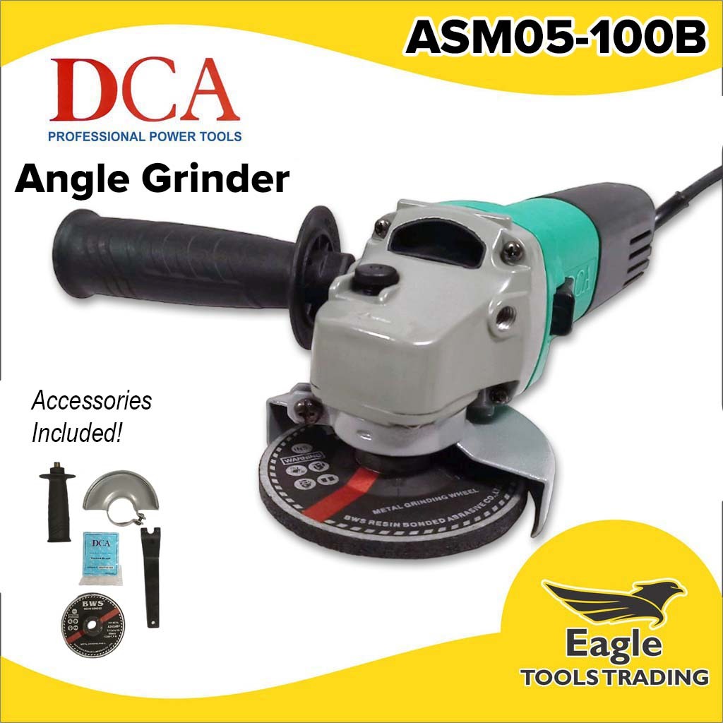 DCA Electric Angle Grinder ASM05-100B 850W PROFESSONAL POWER TOOLS | Shopee Philippines