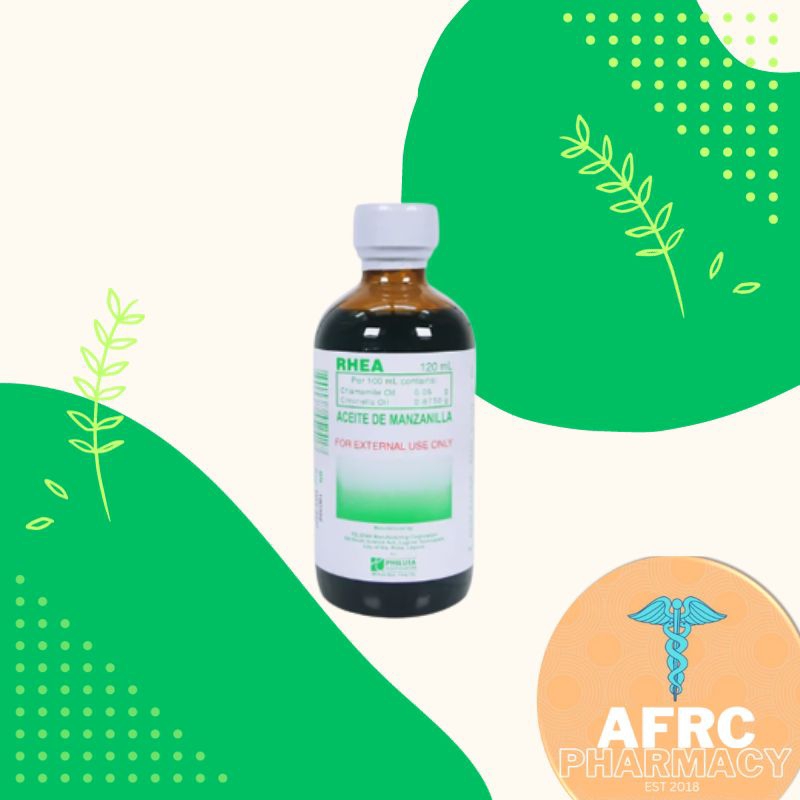 Rhea Aceite Manzanilla 120mL Authentic | Shopee Philippines