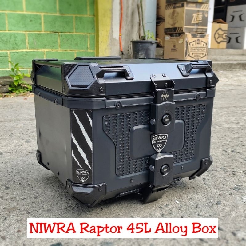 NIWRA Raptor 45 Liters Topbox | Shopee Philippines