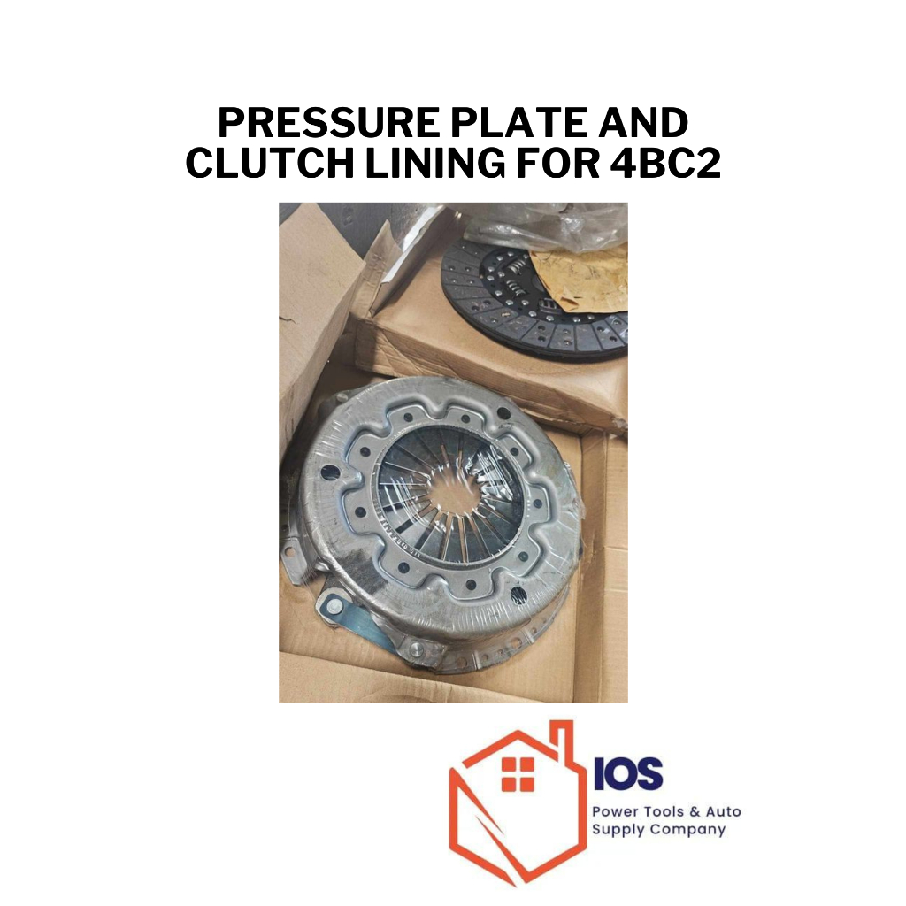 PRESSURE PLATE W/ CLUTCH LINING FOR 4BC2 ENGINE | Shopee Philippines