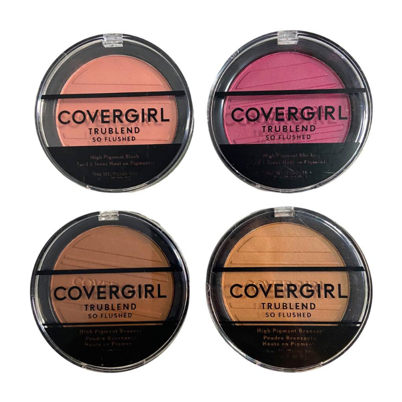 Covergirl TruBlend So Flushed High Pigment Blush & Bronzer, Cream-Feel ...