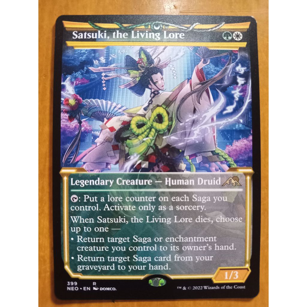 MTG Satsuki, the Living Lore Rare Kamigawa: Neon Dynasty NEO Magic: the ...