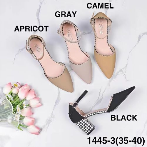 KOREAN WOMEN SUESE POINTED TOE HIGH HEELS FOR WOMEN SG 1445-3 | Shopee ...
