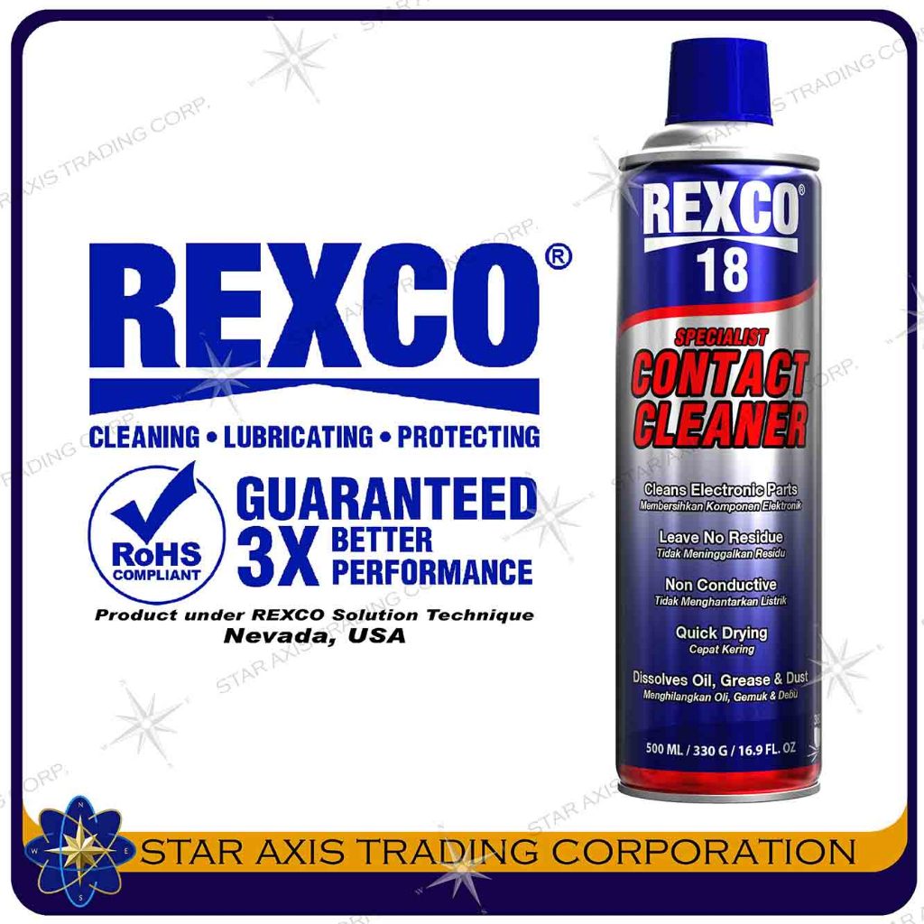 Rexco-18 Specialist Contact Cleaner (Cleaning, Lubricating, Protecting ...