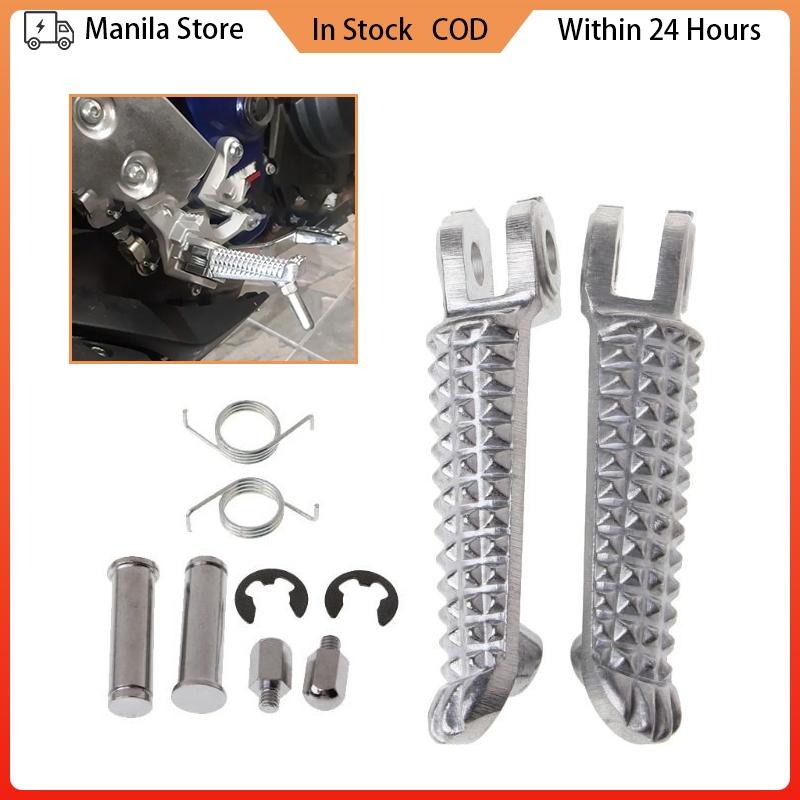 Motorcycle Front Footrests Foot Pegs for Yamaha YZF R1 R6 R6S 1998-2012 ...