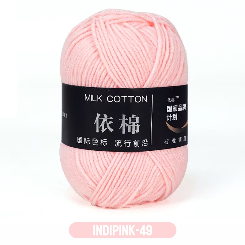 4 Plys 50g Smooth Milk Fiber Knitting Wool Crochet Yarn Milk Cotton ...